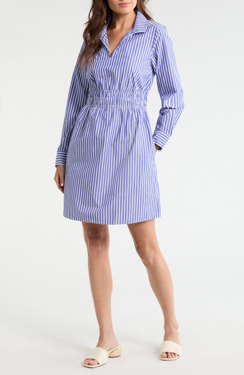 TOMMY BAHAMA Tommy Bahama Sunlit Stripe Long Sleeve Shirtdress